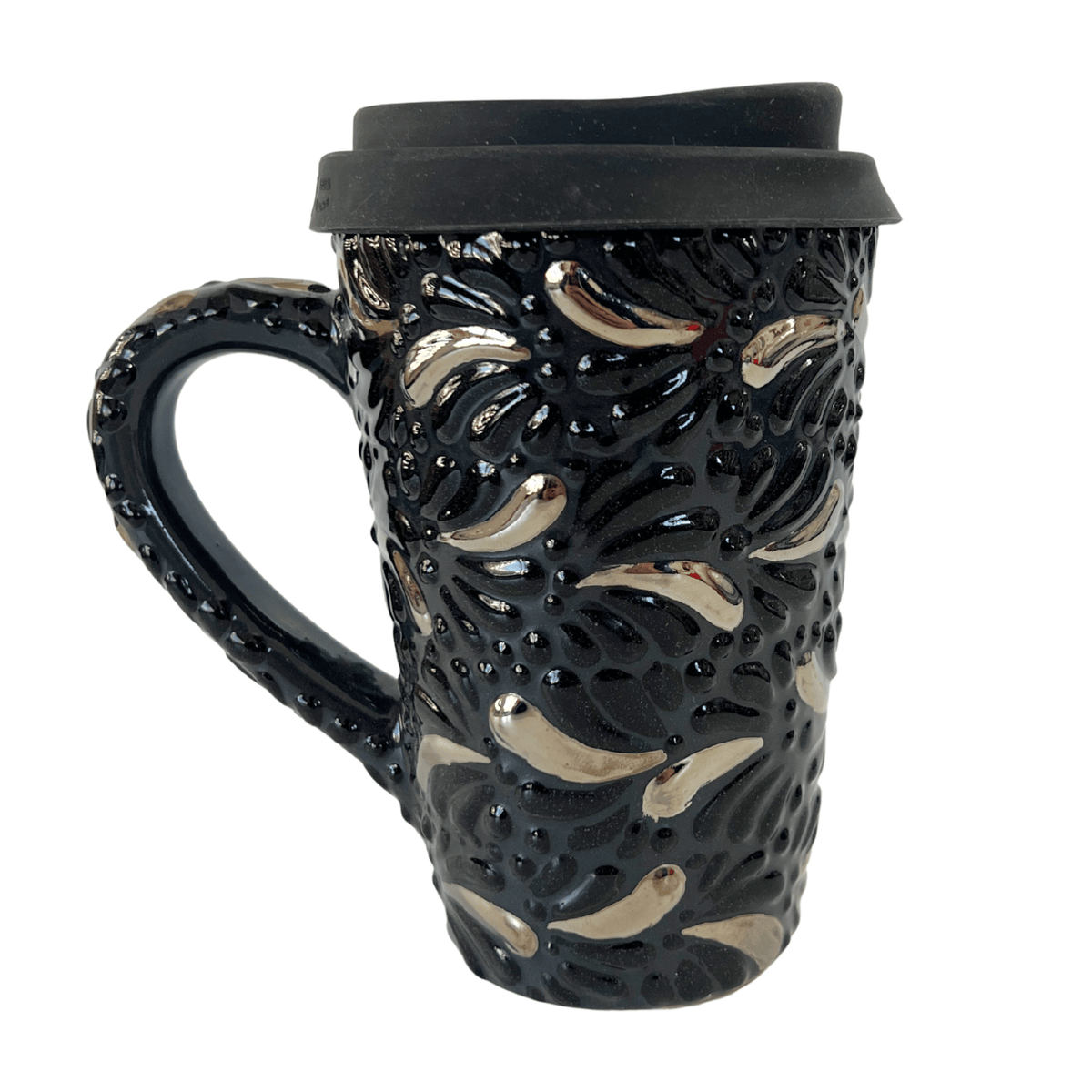 DESTELLOS DE PLATA TERMO CON ASA 15 CM MIK SUPER BLACK – Talavera Salazar