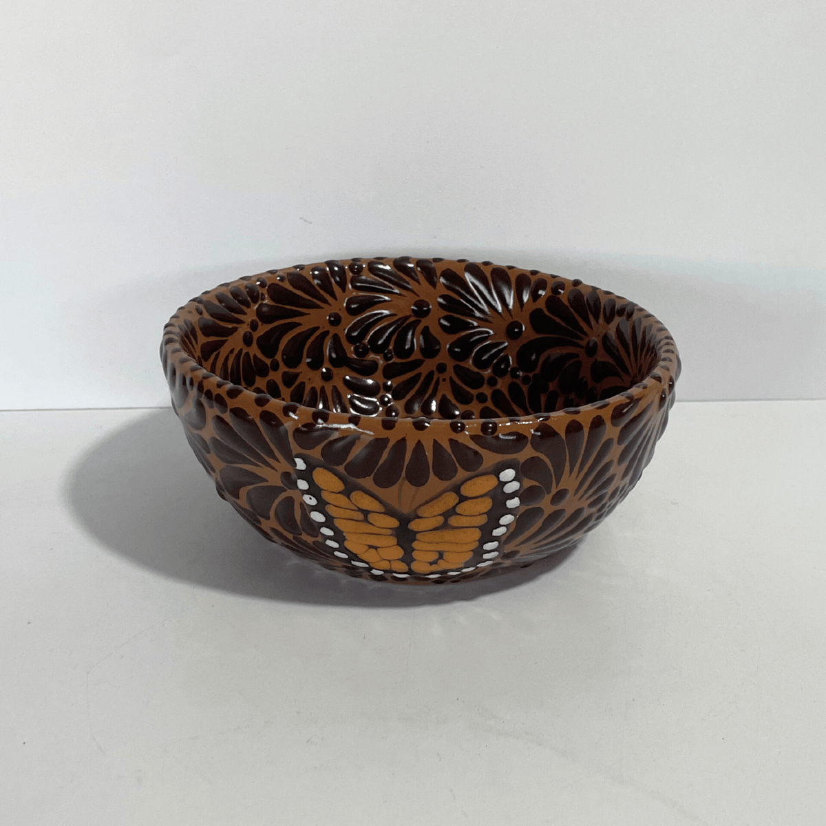 TAZON 15 CM FONDO CAFE MIK CAFE CHOCOLATE MARIPOSAS – Talavera Salazar