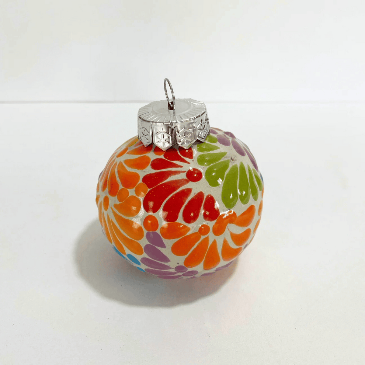 ESFERA NAVIDEÑA FONDO TRADICIONAL MIK MULTICOLORES – Talavera Salazar