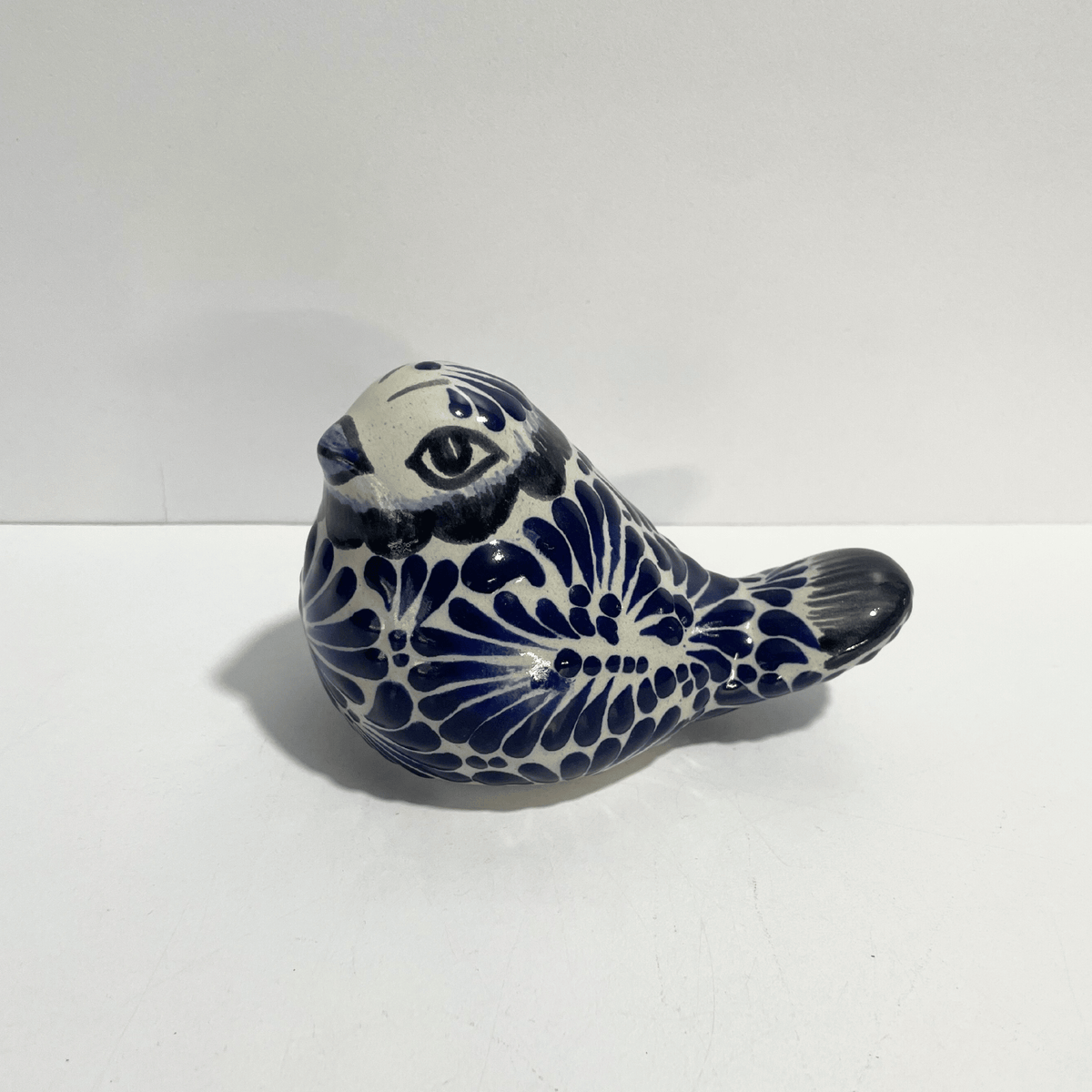 PAJARITO PIEZA DE DECORACION FONDO TRADICIONAL MIK AZUL COBALTO ...