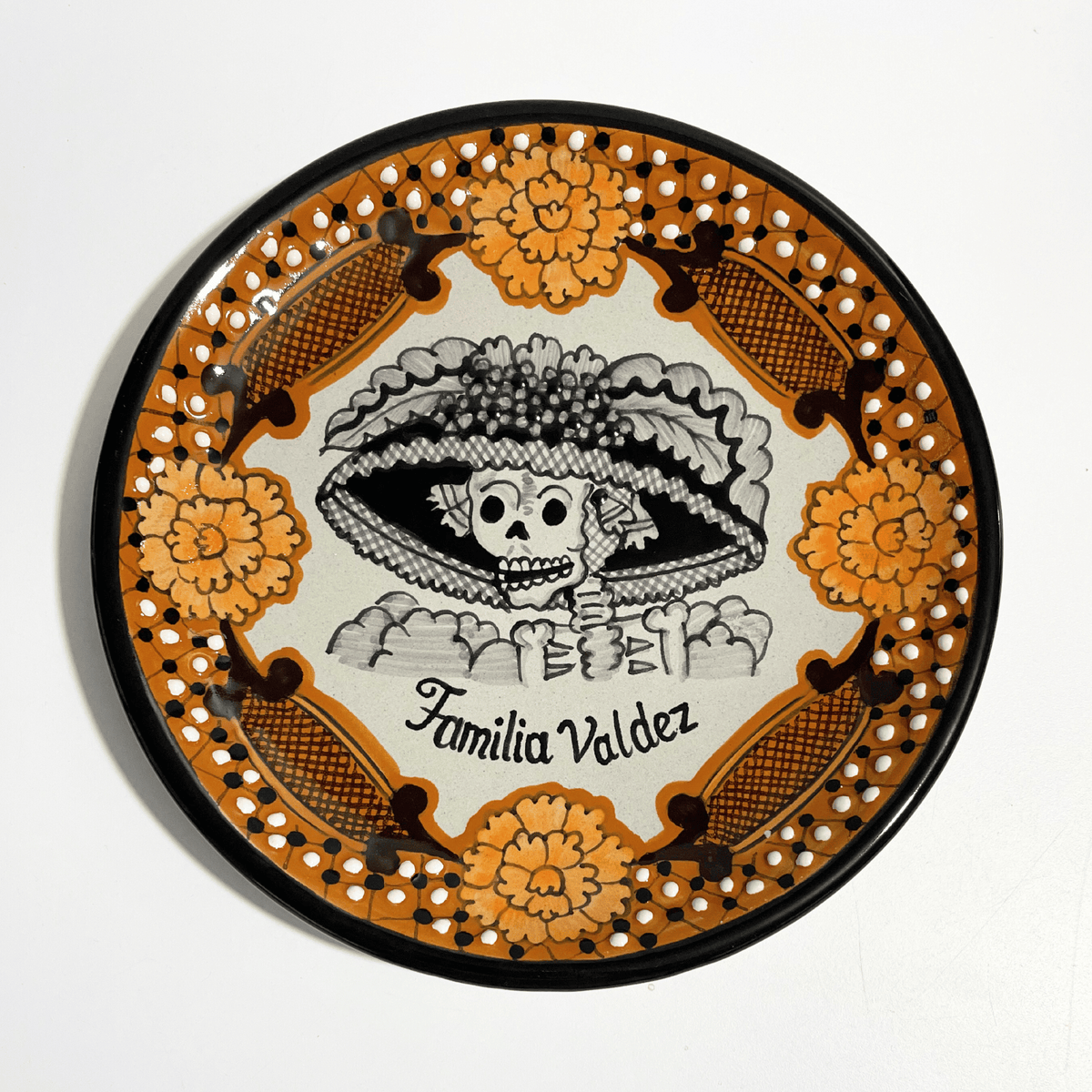 PLATO PLANO PERSONALIZADO CATRINA CEMPASUCHIL – Talavera Salazar