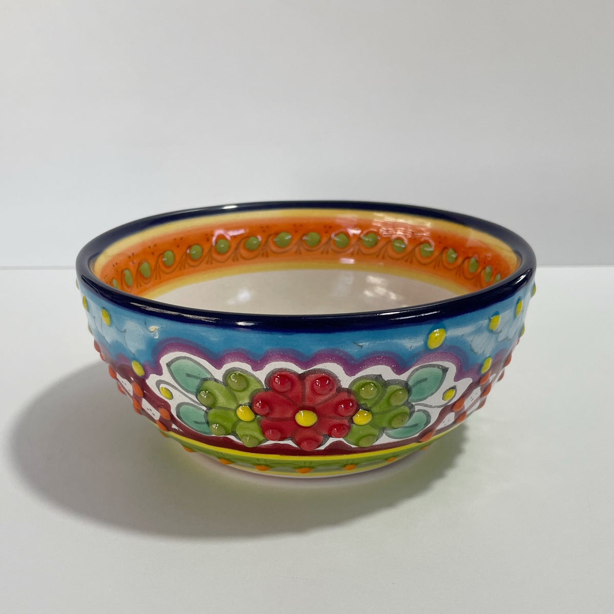 TAZON 15 CM, MULTICOLOR FLORES – Talavera Salazar